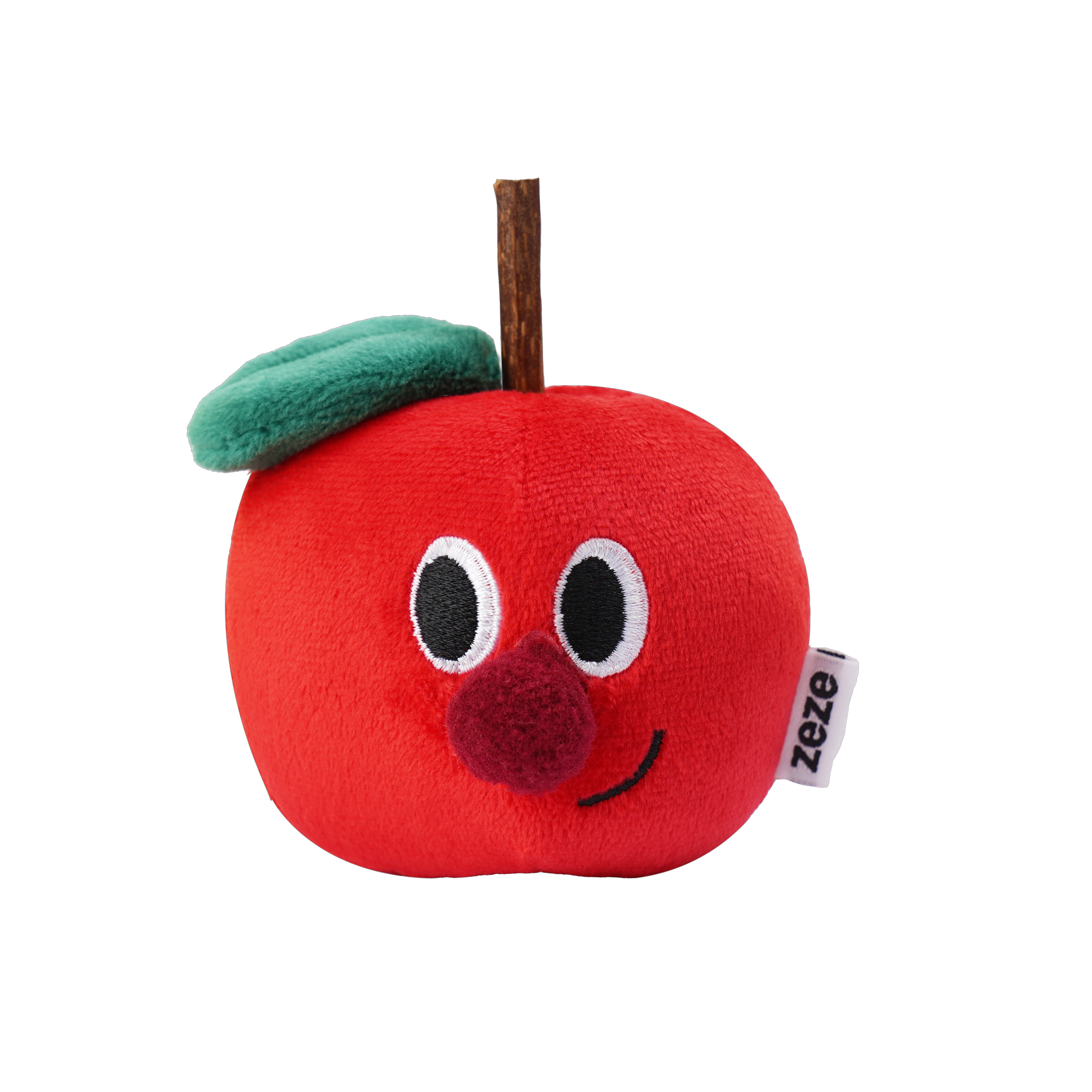 Red Apple Cat Chew Toy with Matatabi stick